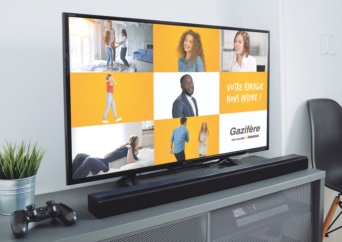 Trinergie | Campagne publicitaire Gazifère | Votre énergie nous inspire